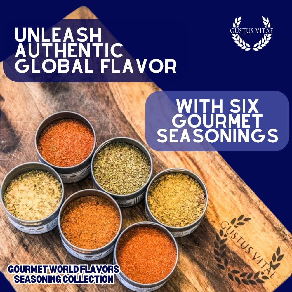 Cuisines of the World Gourmet Seasonings Collection - 6 Tins – The ...